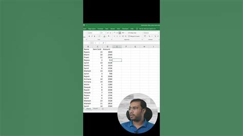 Summaries Data Using Macro In Excel 🔥 Shorts Youtube