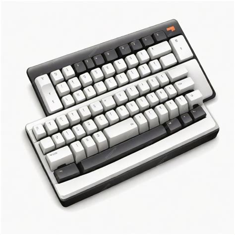 Conjunto De Vectores De Dibujos Animados De Teclado Fondo Blanco