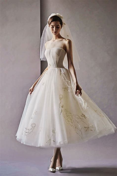 Tea Length Ball Gown Wedding Dress Dresses Images 2022