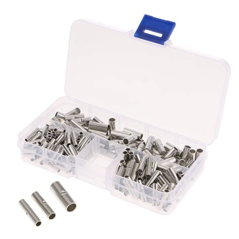 200 Unids Set 22 18 16 14 12 10 Awg Calibre Conectores No Aislados De