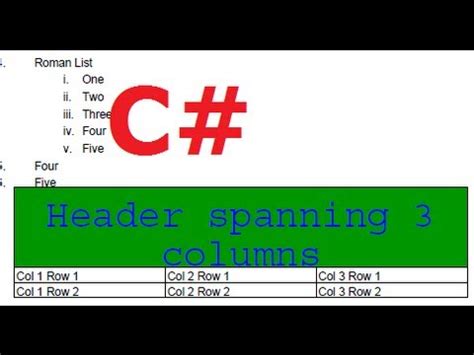 C Tutorial ITextSharp Add Table Into Existing PDF Using ITextSharp YouTube