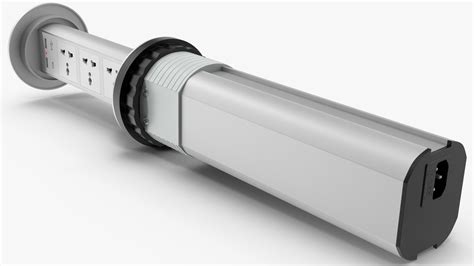 Hidden Pop Up Outlet White 3d Model 24 3ds Blend C4d Fbx Max