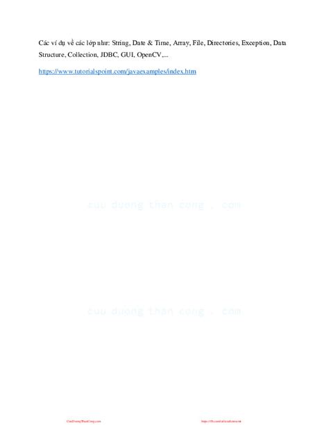 Pdf Lập Trình Java Đh Công Nghệ Thông Tin Nguyễn Trác Thức