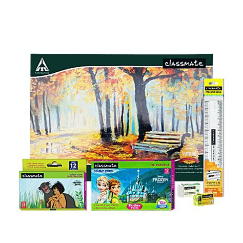 Buy Classmate Combo Kit Stationery Colour Art Fun 8 Pcs Online At Best