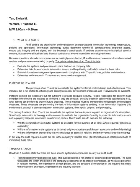 It Audit Pdf