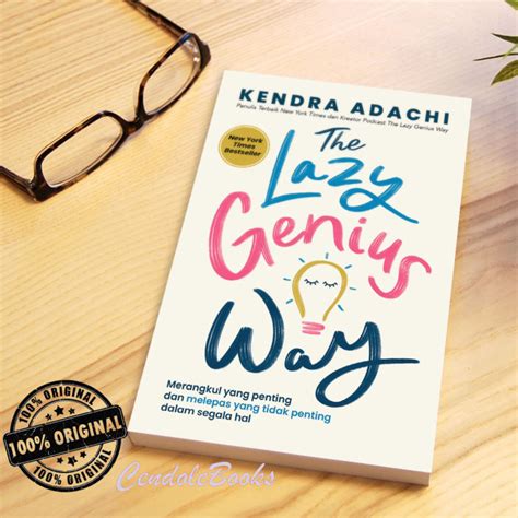 Buku The Lazy Genius Way Kendra Adachi Lazada Indonesia