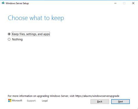 การอัพเกรด Windows Server 2016 ไปยัง Windows Server 2022 Avesta