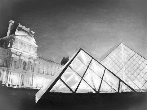 Midnight At Louvre Poster Print Gst Posterazzi