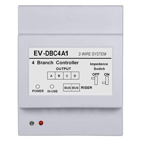 2 Wire Easyinstall Video Intercom System 4 Way Distributor Module Ev Dbc4a1 For Up To 4 Door