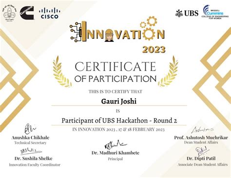 gauri joshi on linkedin hackathon ubs innovation