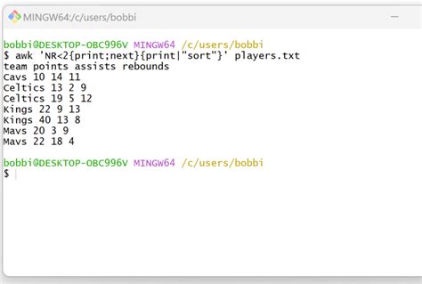 Bash How To Sort Lines In File And Ignore First Line Collecting Wisdom