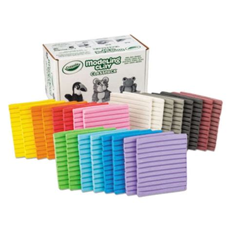 Crayola 230288 2 Packs Of 24 Lb Assorted Color Reusable Modeling Clay Classpack