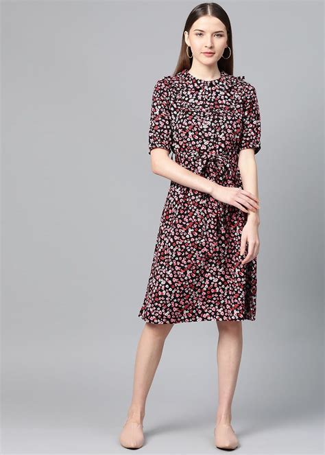 Get Multicolor Floral Shift Dress At ₹ 1799 Lbb Shop