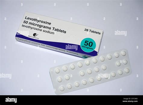 Box Of 28 50mg Levothyroxine L Thyroxine Tablets By Mercury Pharma
