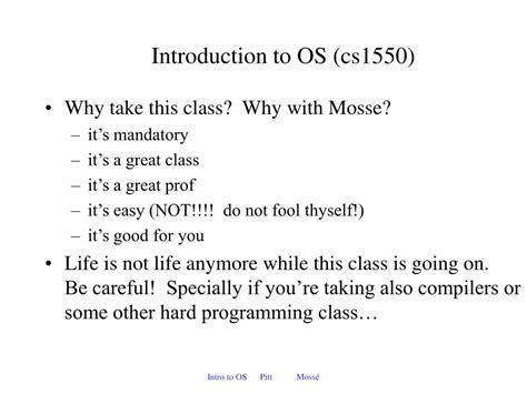 Ppt Introduction To Operating Systems Why Take This Class