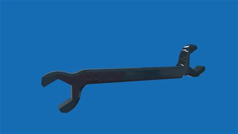 Single Spanner 3d Model By Fasteng [76d5265] Sketchfab