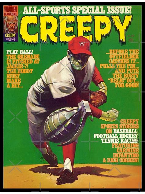 Oh My Another Great Vintage Creepy 84 Magazine Cover Poster For