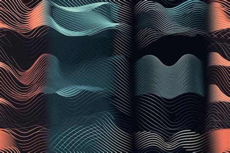 Premium Ai Image Dynamic Abstract Pattern Inspired By Music And Sound