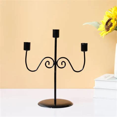 CHANDELIER EN MÉTAL bras candélabre pour bureau mariage EUR PicClick FR