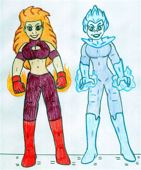 Volcana And Killer Frost Dcshg By Jose Ramiro On Deviantart