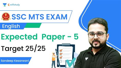 Ssc Mts English Expected Paper Part 5 Sandeep Kesarwani