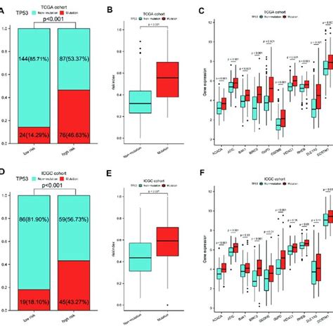 TP53 Mutation Analysis Of Different Subgroups A D Comparison Of