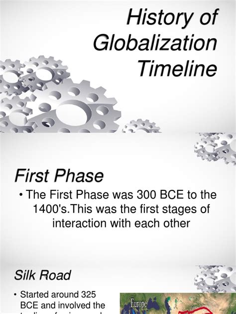 History Of Globalization Timeline Pdf Teachers Multiculturalism