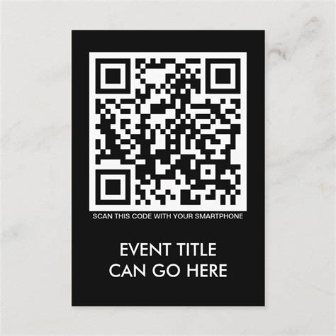 Customizable Qr Code Invitation Zazzle Coding Qr Code Invitations