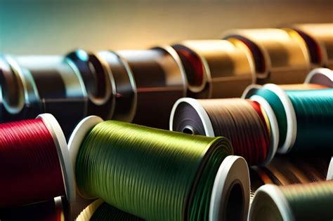 Sewing Threads Premium Ai Generated Image
