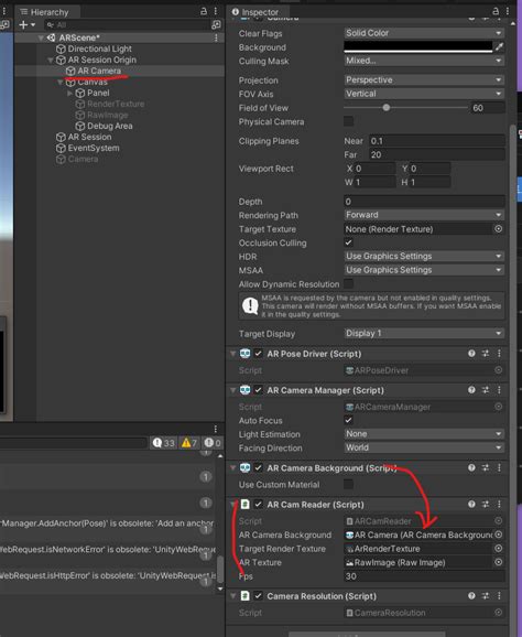 Pass Through Video Using Material From AR Camera BackGround Feat
