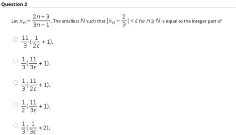 solved question 1 the sequence defined by xn 1 2xn 3 and