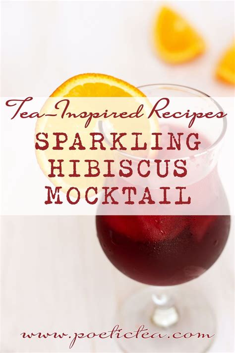 Sparkling Hibiscus Mocktail In 2024 Tea Infusion Recipes Mocktails