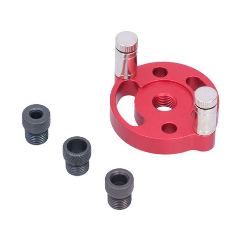 Vertical Dowel Jig Round Aluminum Alloy Self Centering Drill Guide Kit