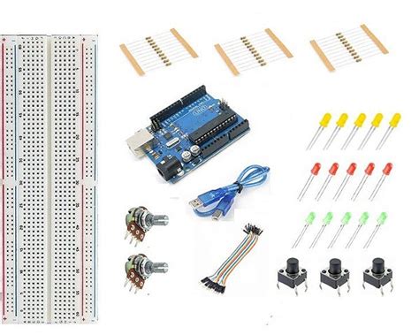 Mini Kit Arduino Uno R3 Básico Autocore Robótica Arduino Em
