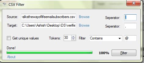 Filter CSV Files And Create New One With CSV Filter