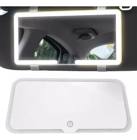 Espejo De Maquillaje Led Tactil De 3 Colores Parasol Carro Cuotas
