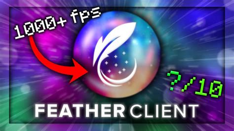 I Reviewed The New Feather Client In Minecraft YouTube