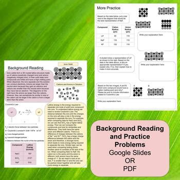 AP Chemistry Topic 2 3 Structure Of Ionic Solids Digital Practice
