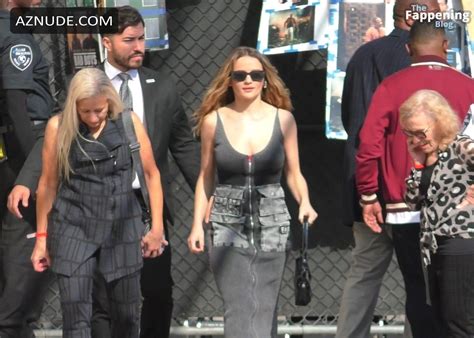 Joey King Sexy Spotted Flaunting Her Hot Figure As She Arrives At Jimmy