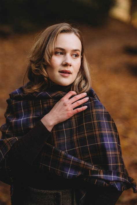 Scottish Peat Tartan Shawl Made In Scotland Scottish Tartan Shawl