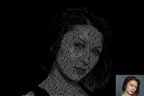 Typography Portrait Photoshop Action Typography Portrait Portrait Photoshop Actions