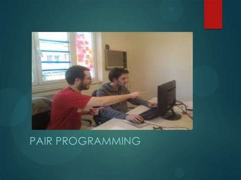 pair programming in agile methodology