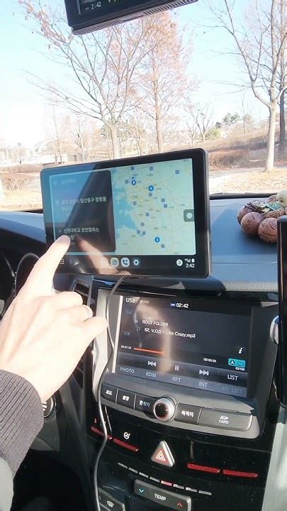 안드로이드오토and카플레이 모니터 모비디안 Drive8 모니터 무선카플레이 무선안드로이드오토 애플카플레이 중고차 스마트폰