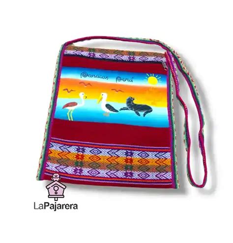Bolso De Manta Souvenir Perú Color Rojo Oscuro Rappi