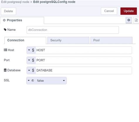 Using Postgresql With Node Red • Flowfuse