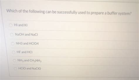 Solved Which Of The Following Can Be Successfully Used To Chegg
