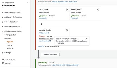 Codepipeline 的流程审批 亚马逊aws官方博客