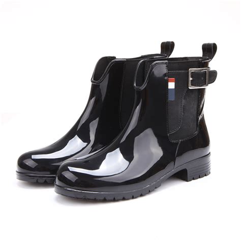 Stylish Pvc Rain Boots For Adults Adults Pvc Rain Boots 19 Black
