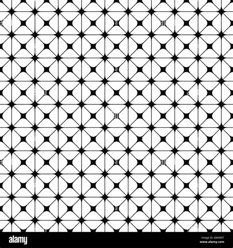 Seamless Monochrome Grid Pattern Design Stock Vector Image And Art Alamy