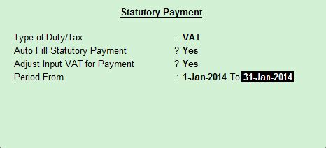 VAT Payment